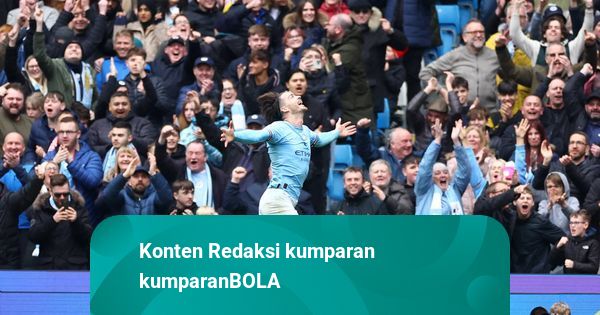 Foto Momen Manchester City Hancurkan Liverpool 4 1
